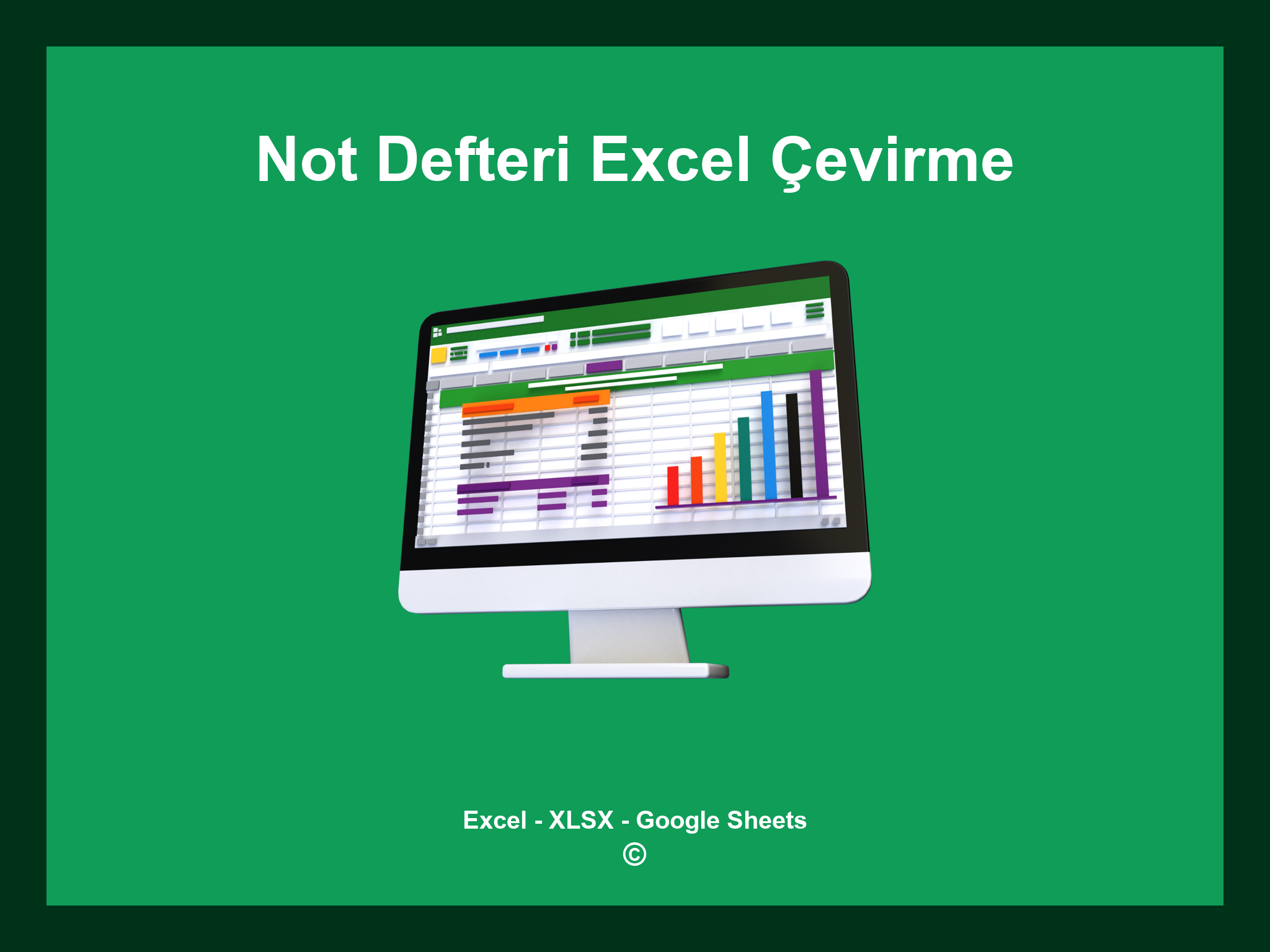 Not Defteri Excel Çevirme